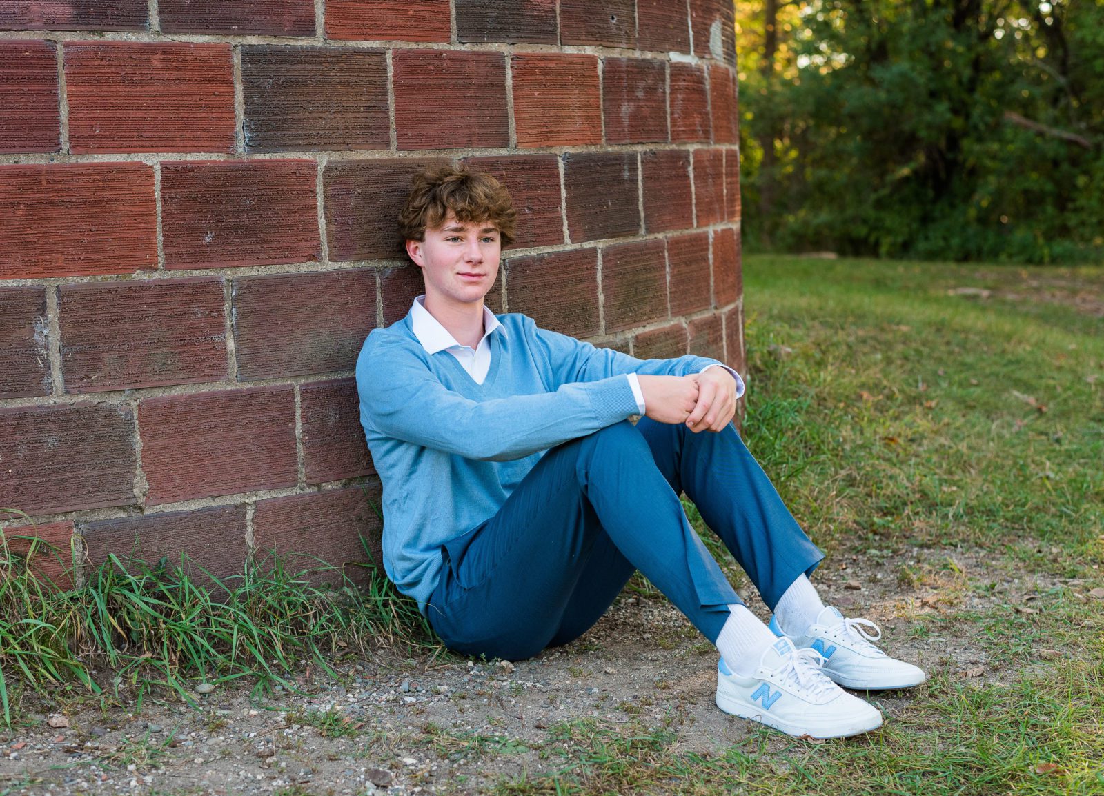 Gavin's Fall Senior Session at Ritter Farm Park ...
